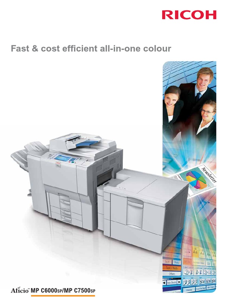 Fast & Cost Effi Cient All-In-One Colour: MP C6000 /MP C7500 | PDF ...