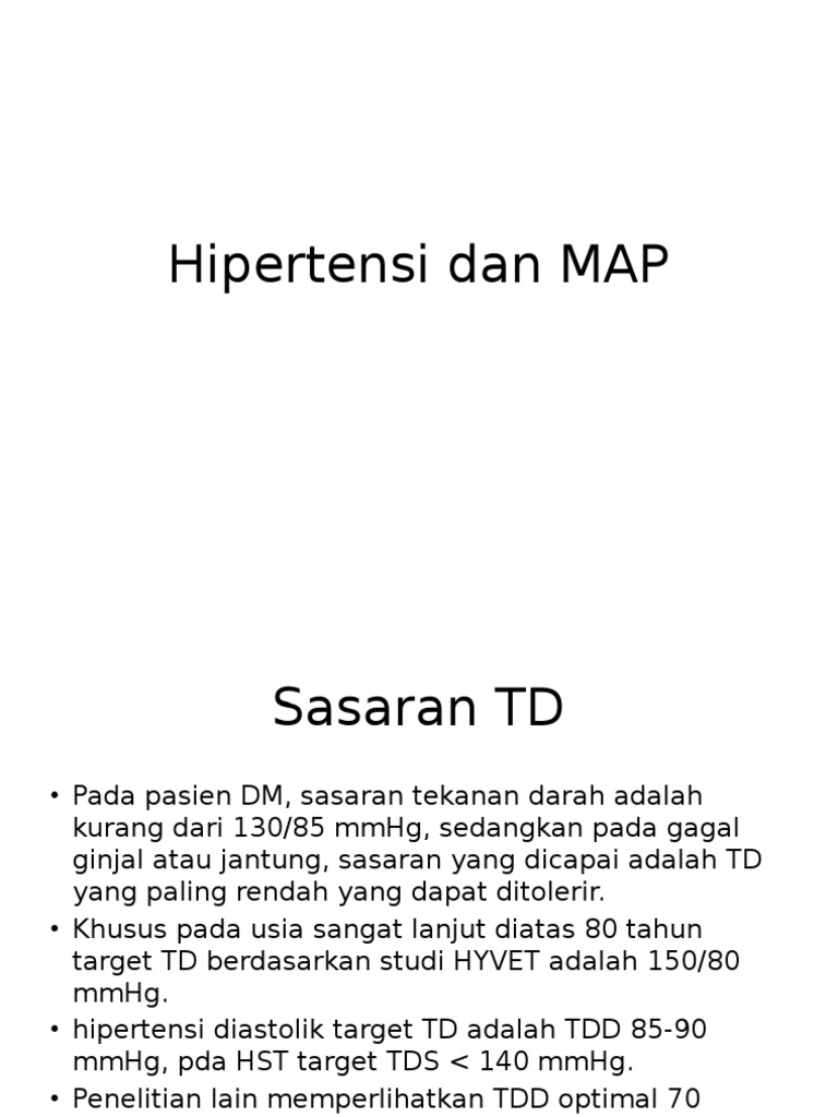 Hipertensi Dan MAP | PDF | Gaya Hidup