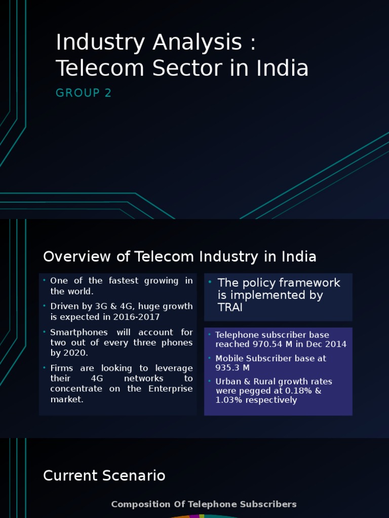 Telecom Industry Analysis in India | PDF | Telecommunications | Networks