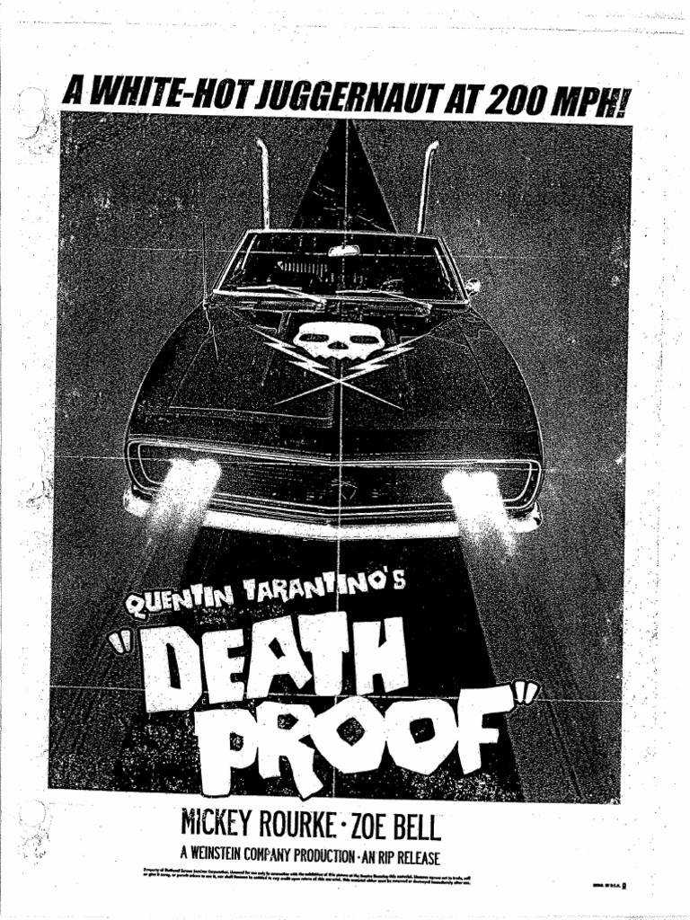 Death Proof Script | PDF | Works | Films Directed