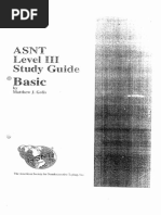 ASNT Level-3 Basic Study Guide With Q&A | PDF