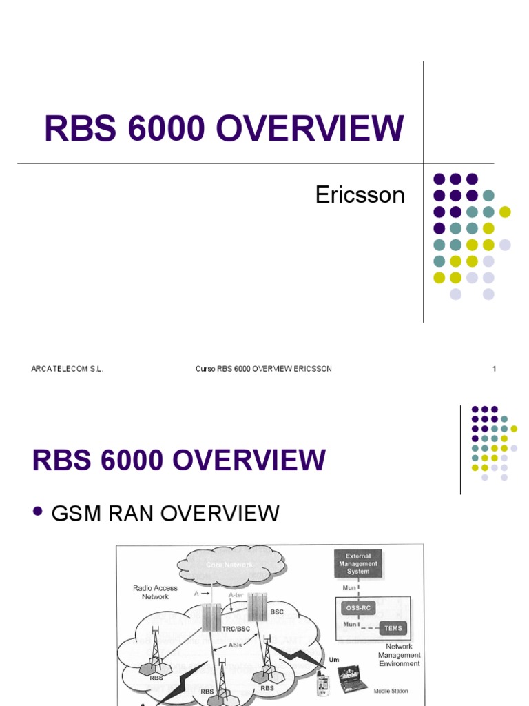 Rbs 6000 Overview | PDF | Lte (Telecomunicaciones) | Gsm