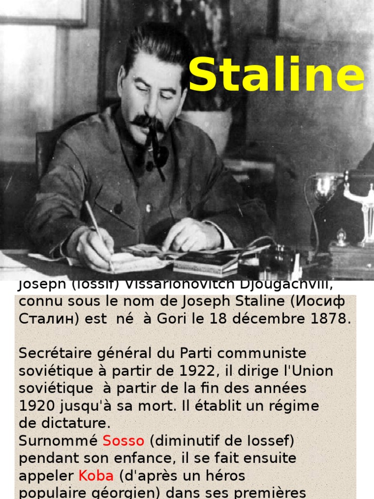 Staline | PDF | Joseph Staline | Goulag
