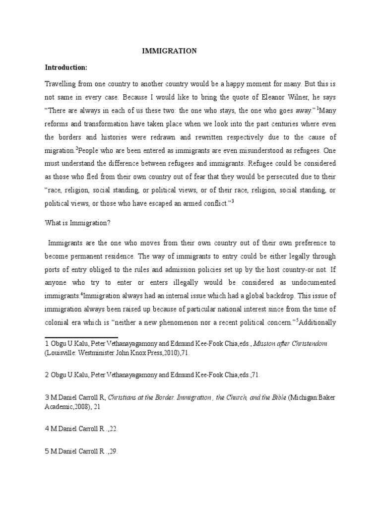 Immigration | PDF | Migrant Worker | Immigration