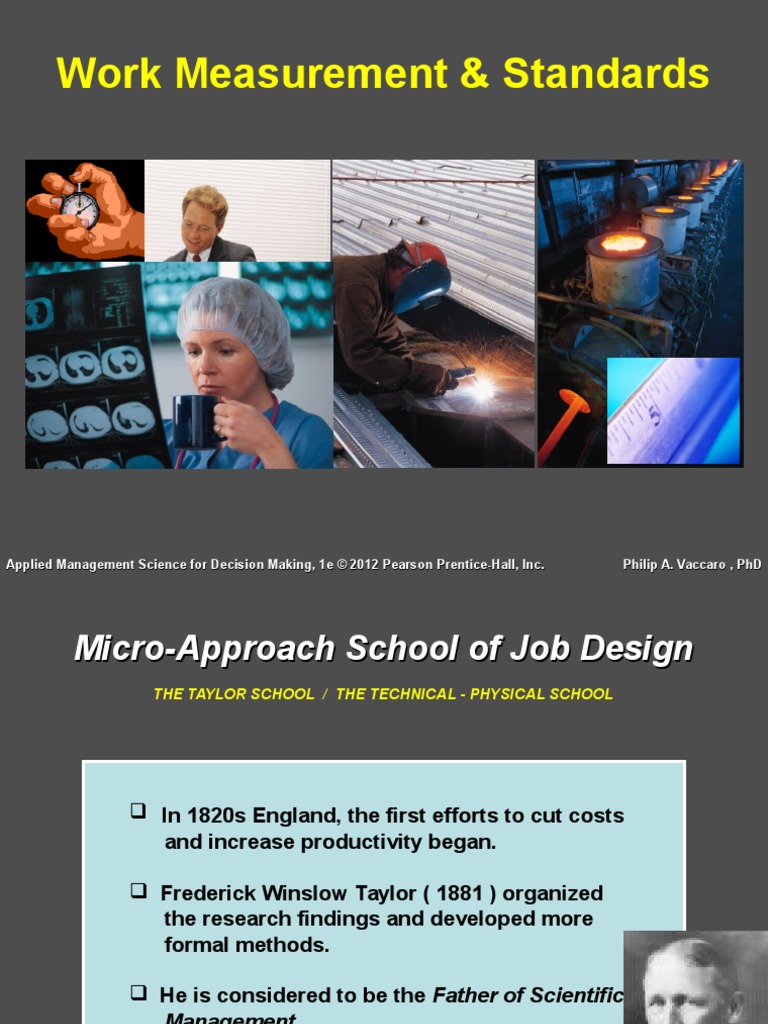 Chapter 10 - Work Measurements and Standards | PDF | Confidence ...