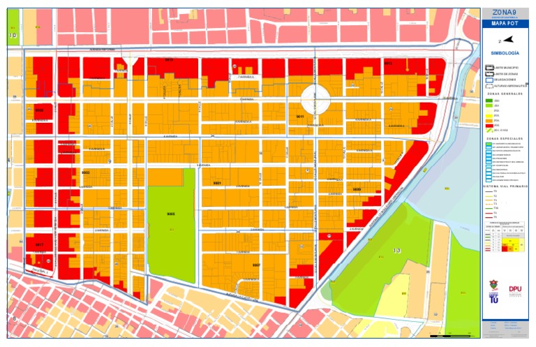 Mapa de zonificación de la ciudad de Guatemala | PDF | Cartografía | Geomática