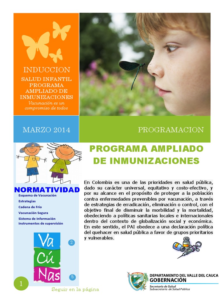 Modulo de Capacitacion PAI | PDF | Vacunas | Ciencias de la Salud