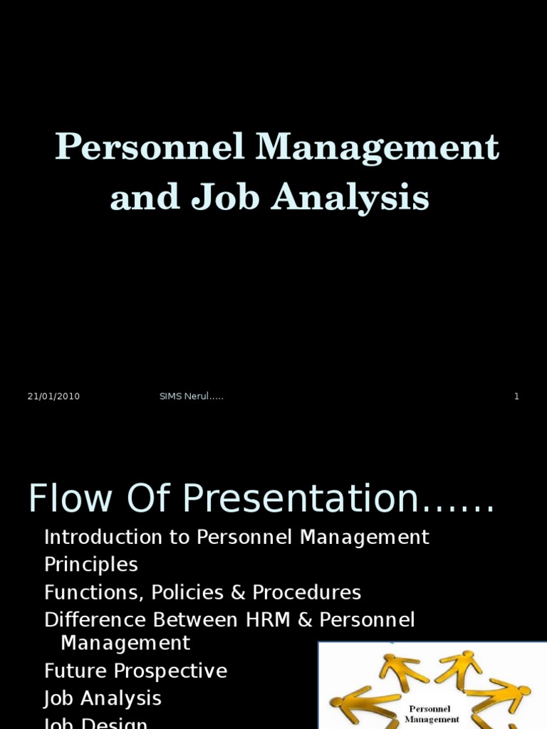 Personnel Management and Job Analysis Guide | PDF | Human Resources ...