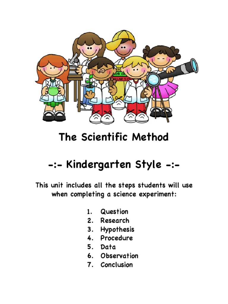 Scientific Method Kindergarten Style | PDF