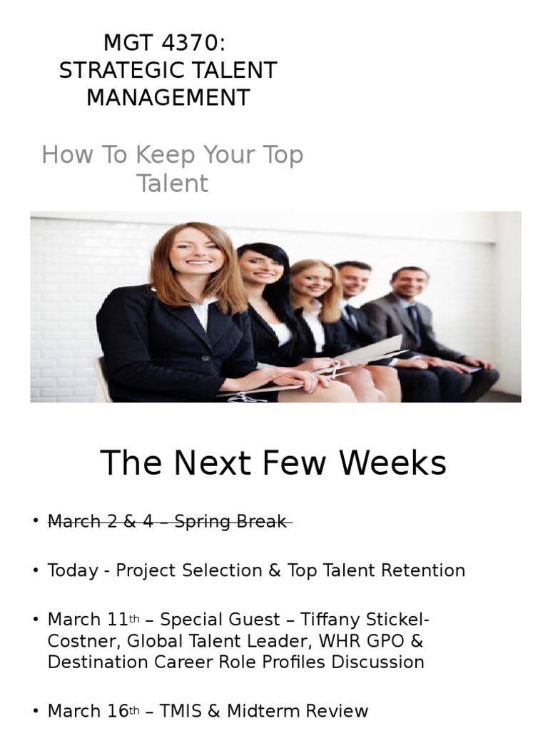 How To Keep Your Top Talent & Recap | PDF | Leadership | Employment