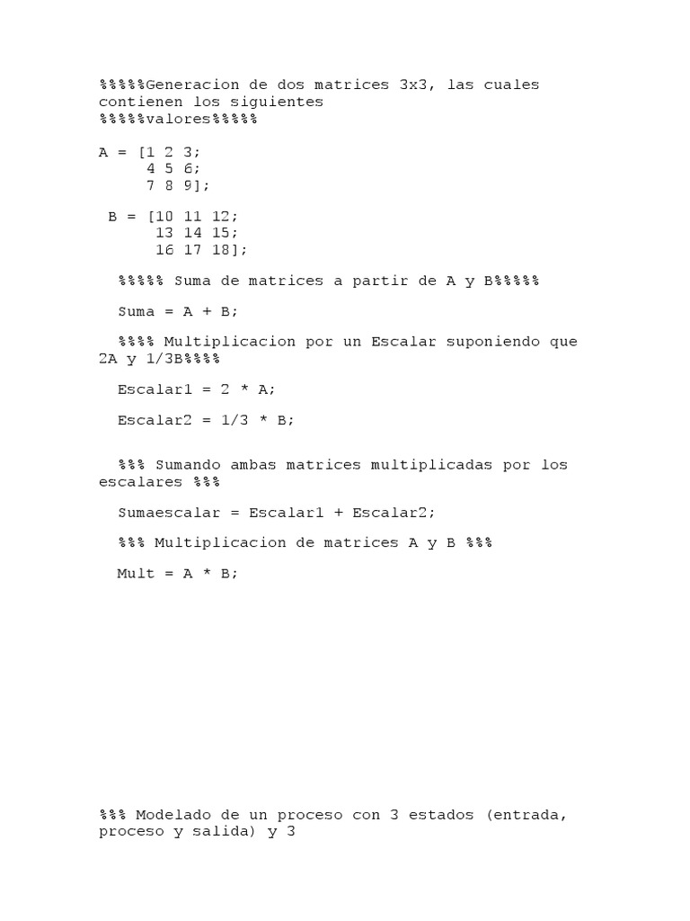 Matrices 3x3 | PDF | Matriz (Matemáticas) | Objetos matemáticos