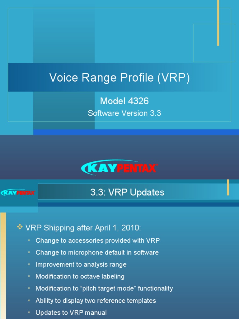 Voice Range Profile | PDF | Microphone | Electronics