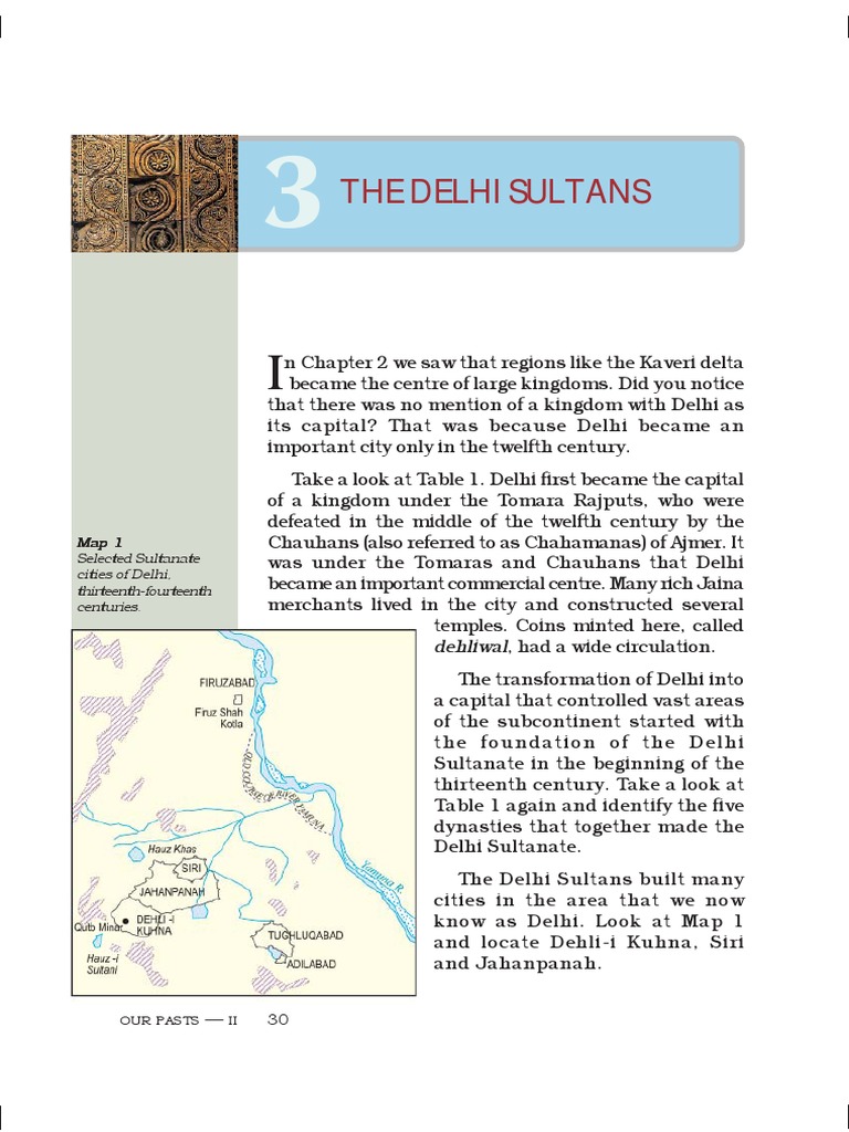 Hist7 3 The Delhi Sultans | PDF | Mosque | Mughal Empire