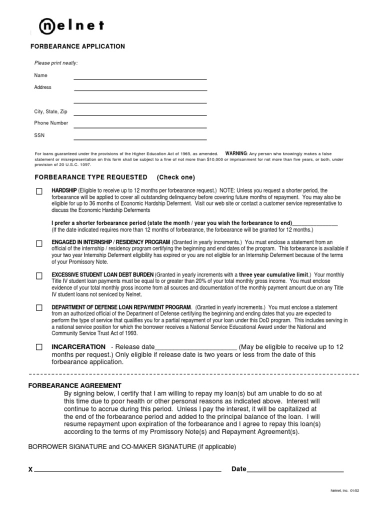 Student Loan Forbearance. | PDF | Student Loan | Forbearance