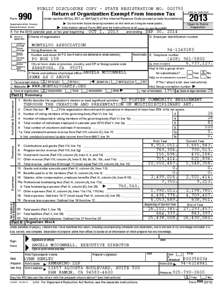 IRS Form 990, FY 2014 | PDF | Irs Tax Forms | 501(C) Organization
