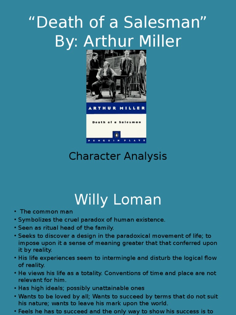 Death of A Salesman Character Analysis | PDF