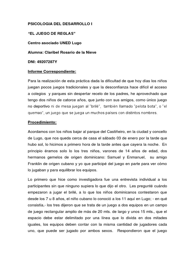 Pec Psicologia Del Desarrollo I | PDF | Adultos | Sicología