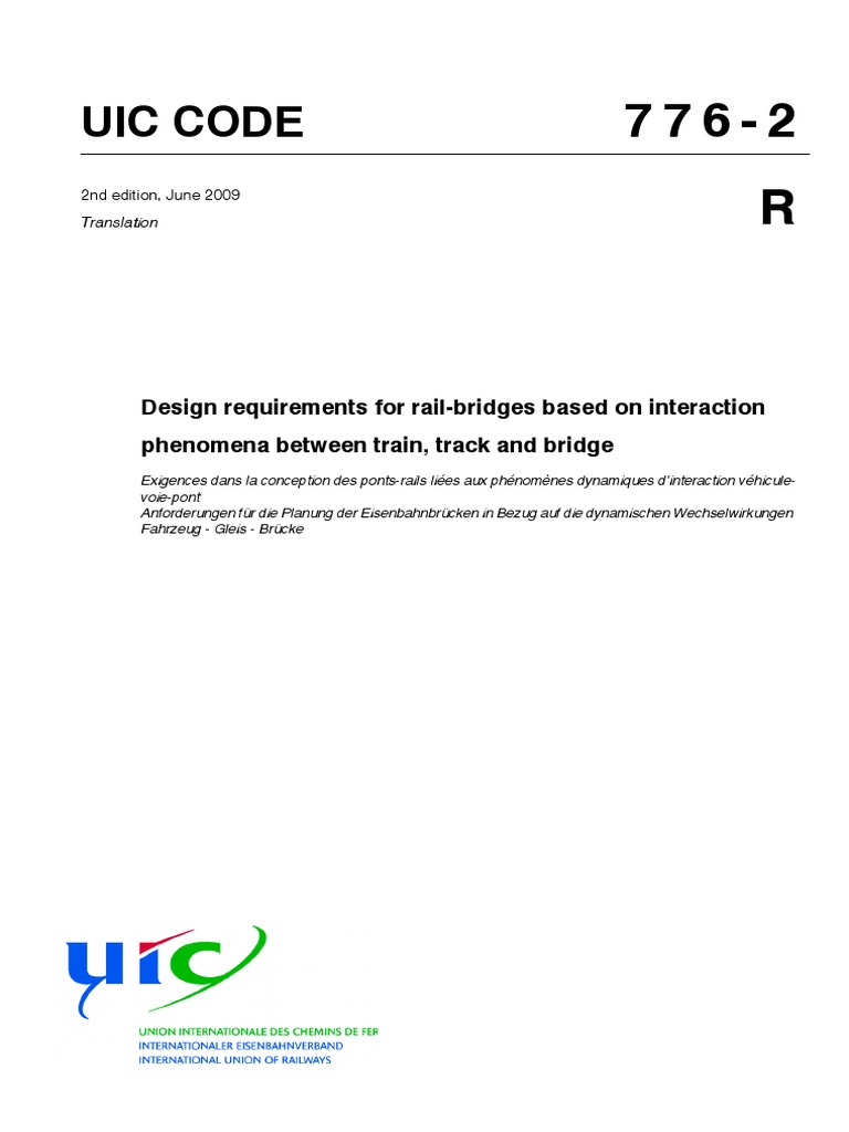UIC Code 776-2R | PDF