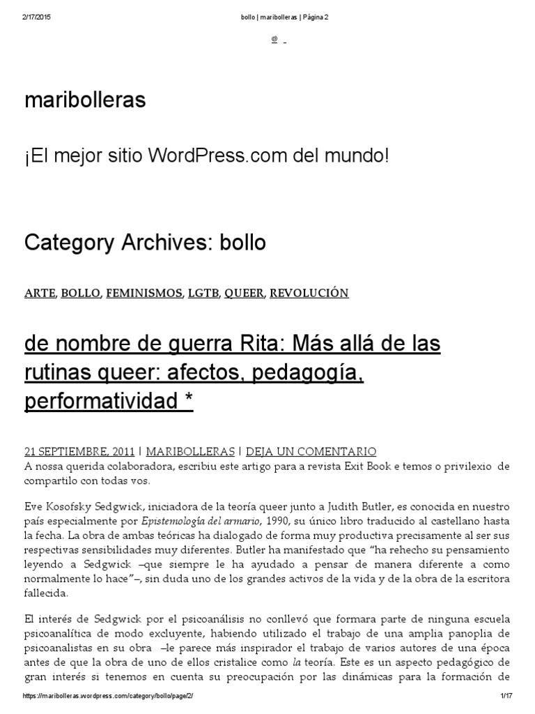 Giro afectivo en la teoría queer | PDF | Psicoanálisis | Extraña teoria