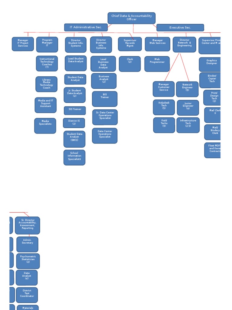 IT Organizational Flowchart | PDF