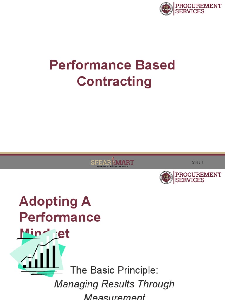 Performance Based Contracting | PDF | Procurement | Risk Management