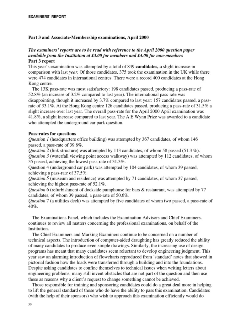 ISTRUCTE Ceng 2000 Report | PDF | Deep Foundation | Reinforced Concrete