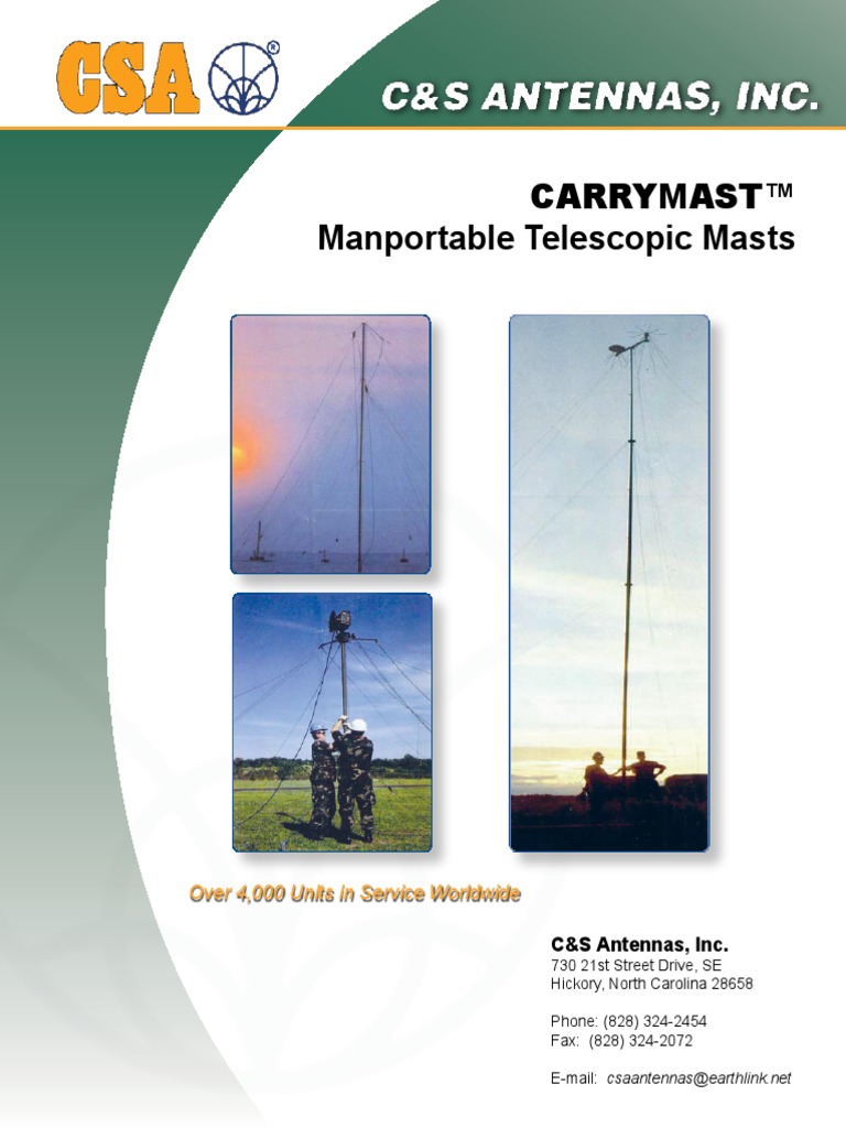 CTM Carrymasts Brochure - Issue 0607 | PDF | Nature