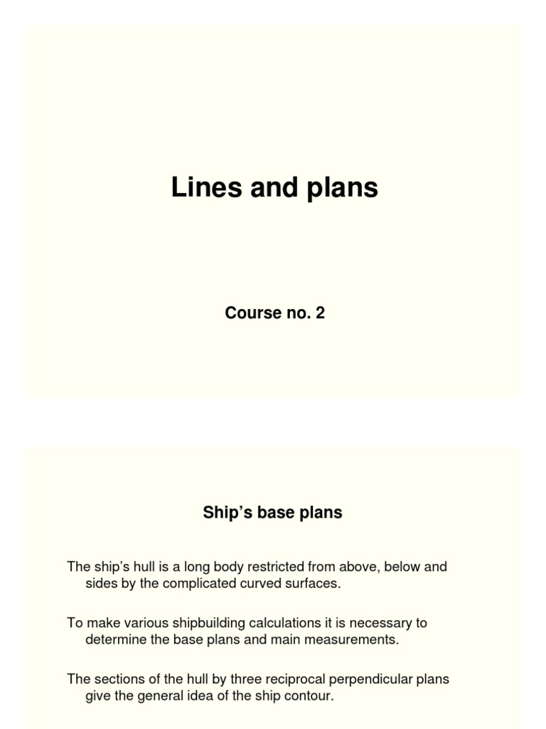 C2 Ships Plans | PDF | Hull (Watercraft) | Ships