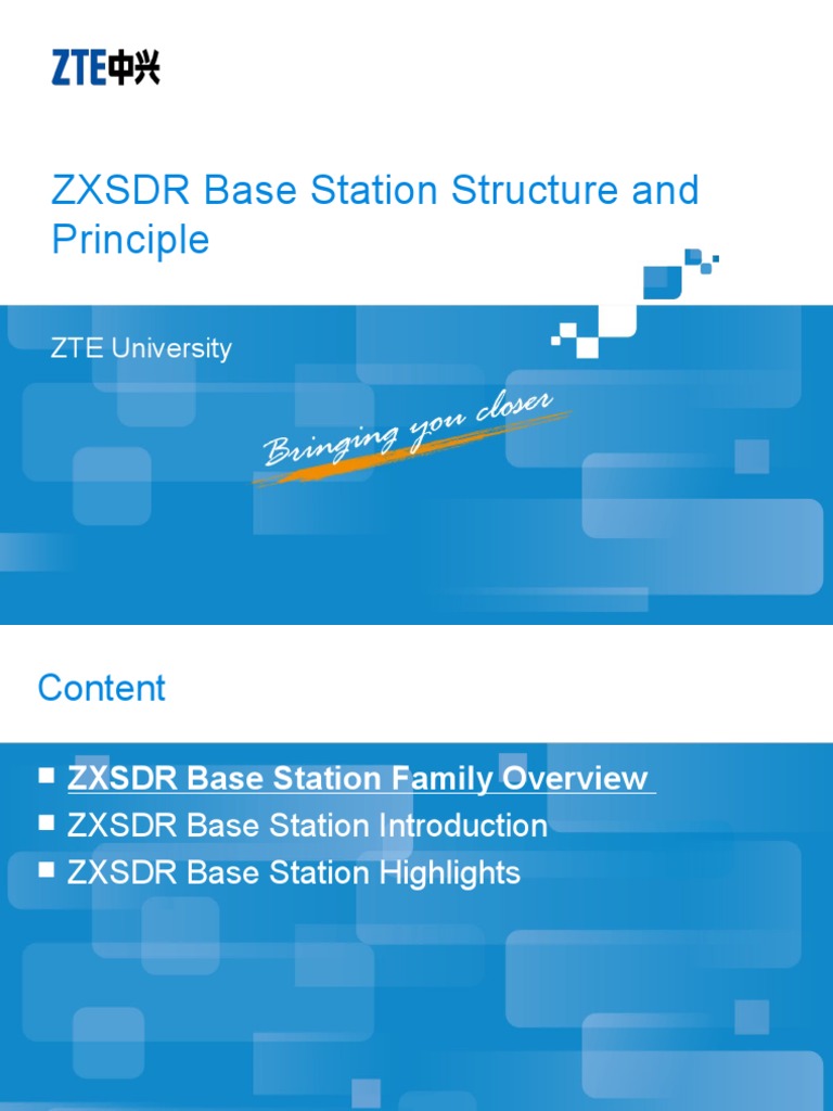 ZXSDR Base Station Structure and Principle-59 | PDF | Lte ...