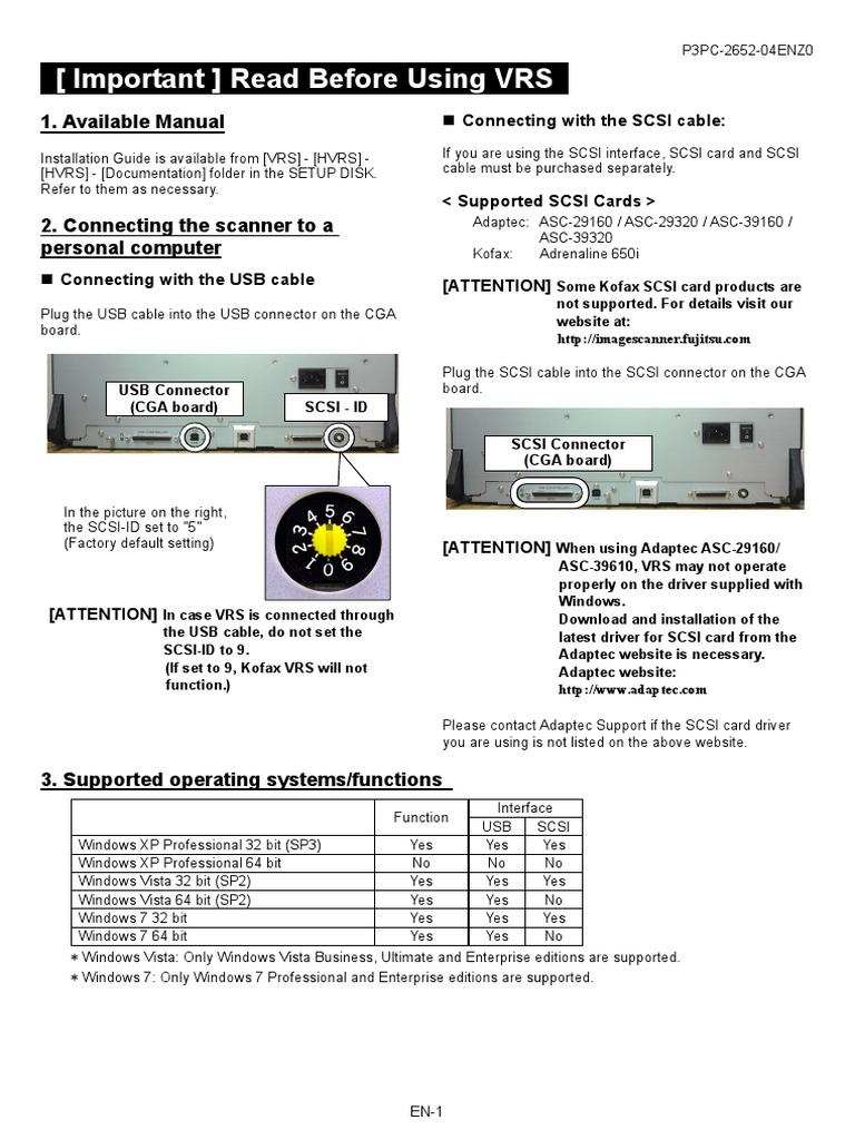 VRS | PDF | Installation (Computer Programs) | Windows 7