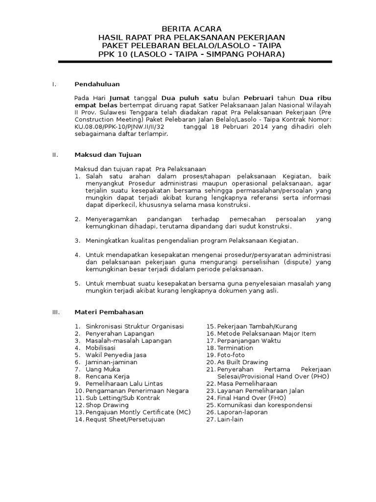 BA PCM Pelebaran Jalan .......... | PDF