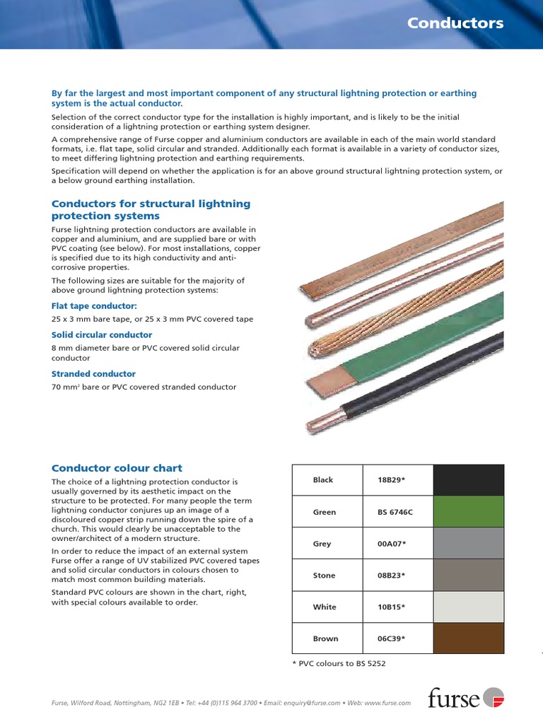 Furse Copper & Aluminium Conductors Guide | PDF | Electrical Conductor ...