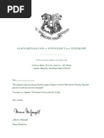 Hogwarts Class Schedule Overview | PDF | Harry Potter