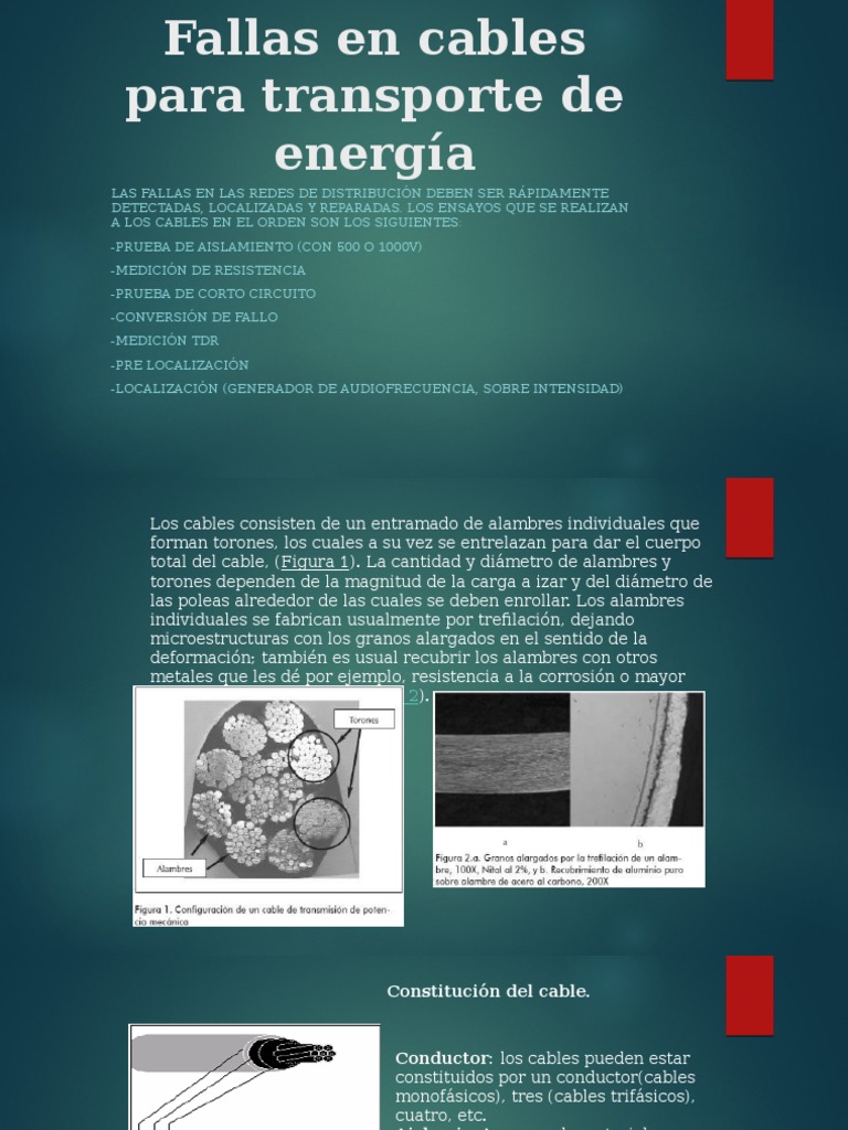 Fallas en Cables para Transporte de Energía | PDF | Corrosión | Fatiga ...