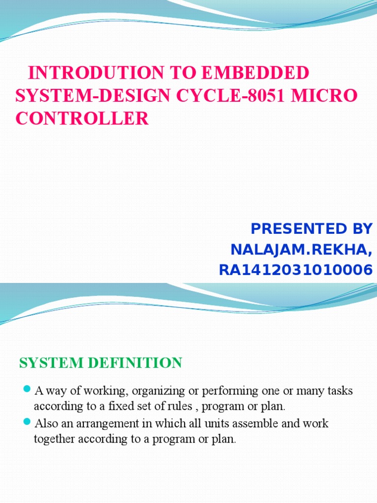 Embedded Systems Introduction | Download Free PDF | Embedded System | Microcontroller