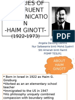 The Ginott Model | PDF | Teachers | Emotions