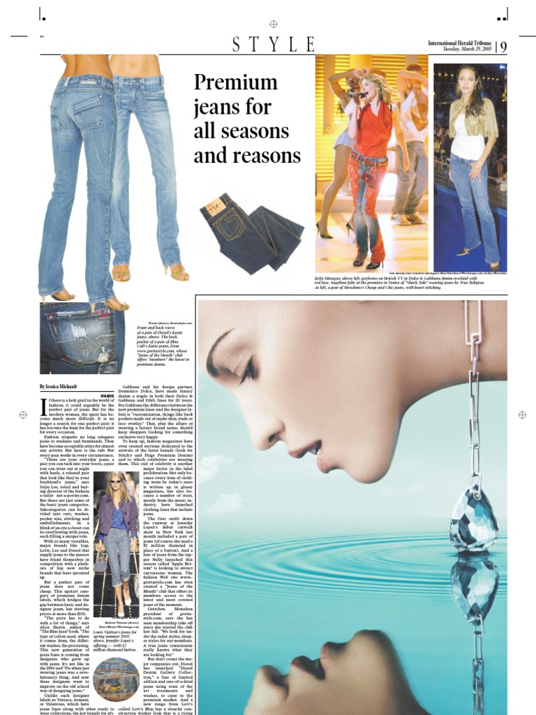 The Perfect Pairs of Jeans | PDF | Jeans | Fashion