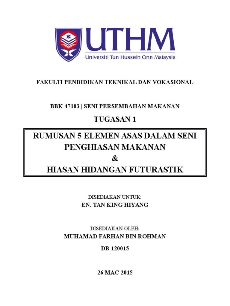 Seni Penghiasan & Hiasan Futuristik | PDF | Memasak, Makanan, & Anggur