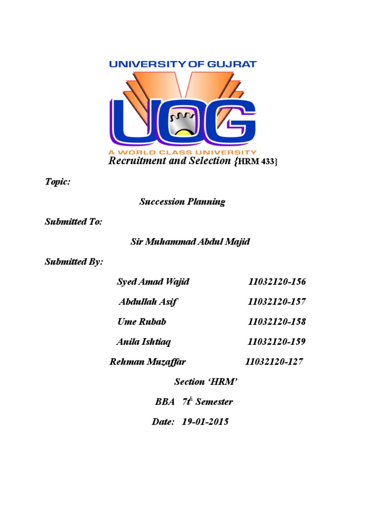 Succession Planning For A CEO | PDF | Succession Planning ...