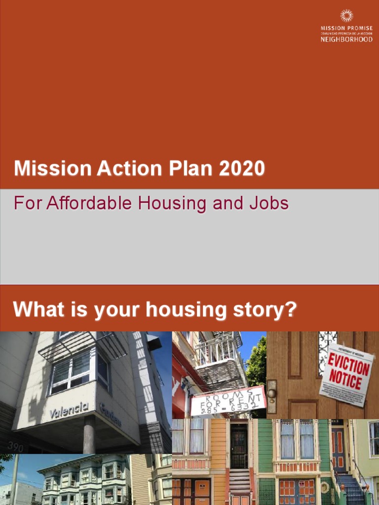 Mission Action Plan Slide Show | PDF | Eviction | Affordable Housing