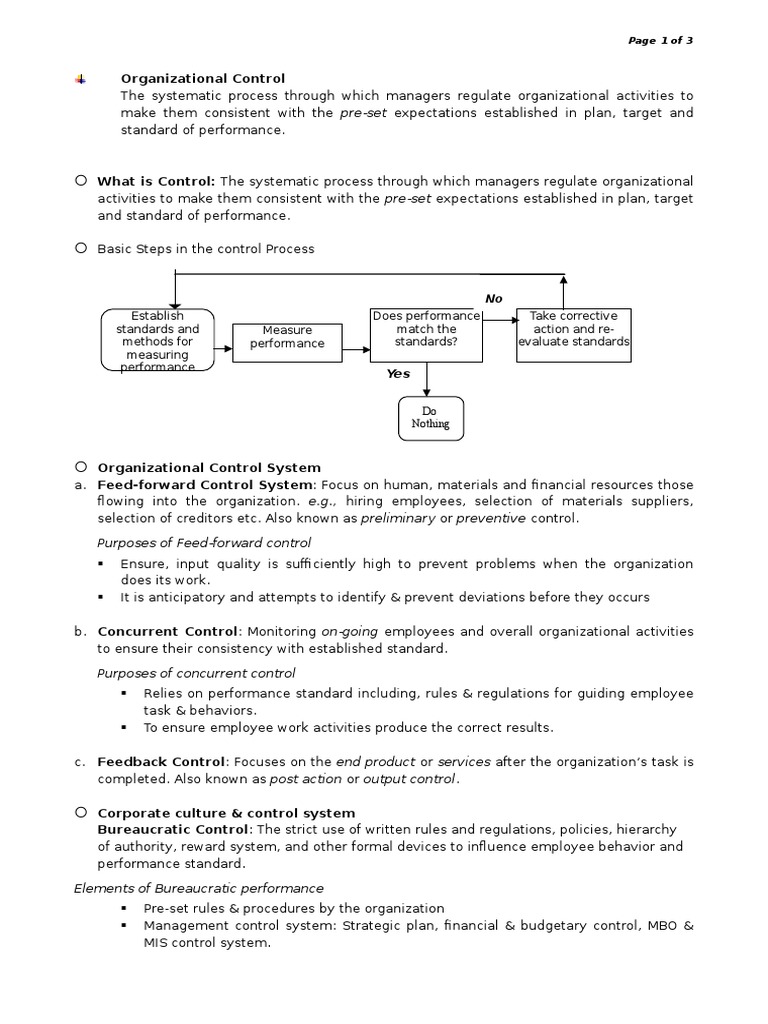 SM Control | PDF | Strategic Management | Organizational Culture
