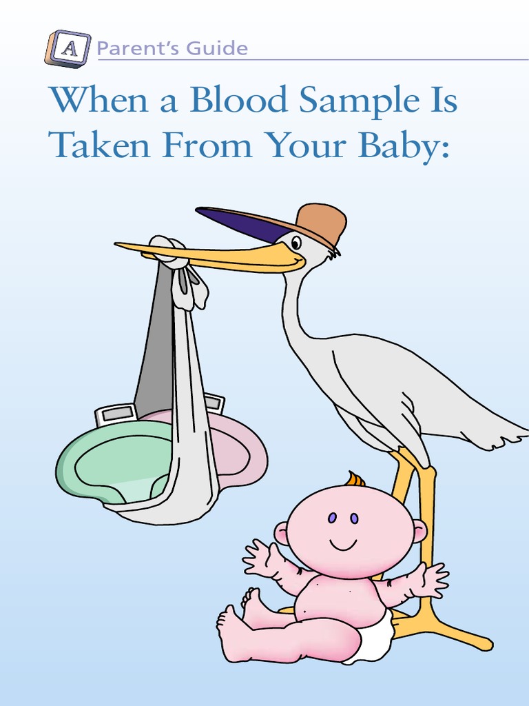 When A Blood Sample Is Taken From Your Baby:: Parent's Guide | PDF ...