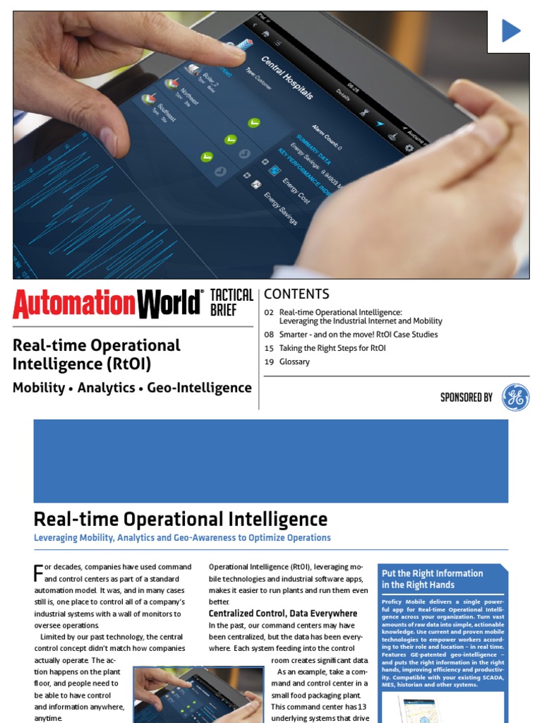 Real Time Operationa Intelligence | PDF | Transport Layer Security ...