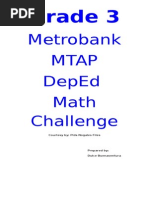 2021 MTAP Reviewer Grade 3 | PDF