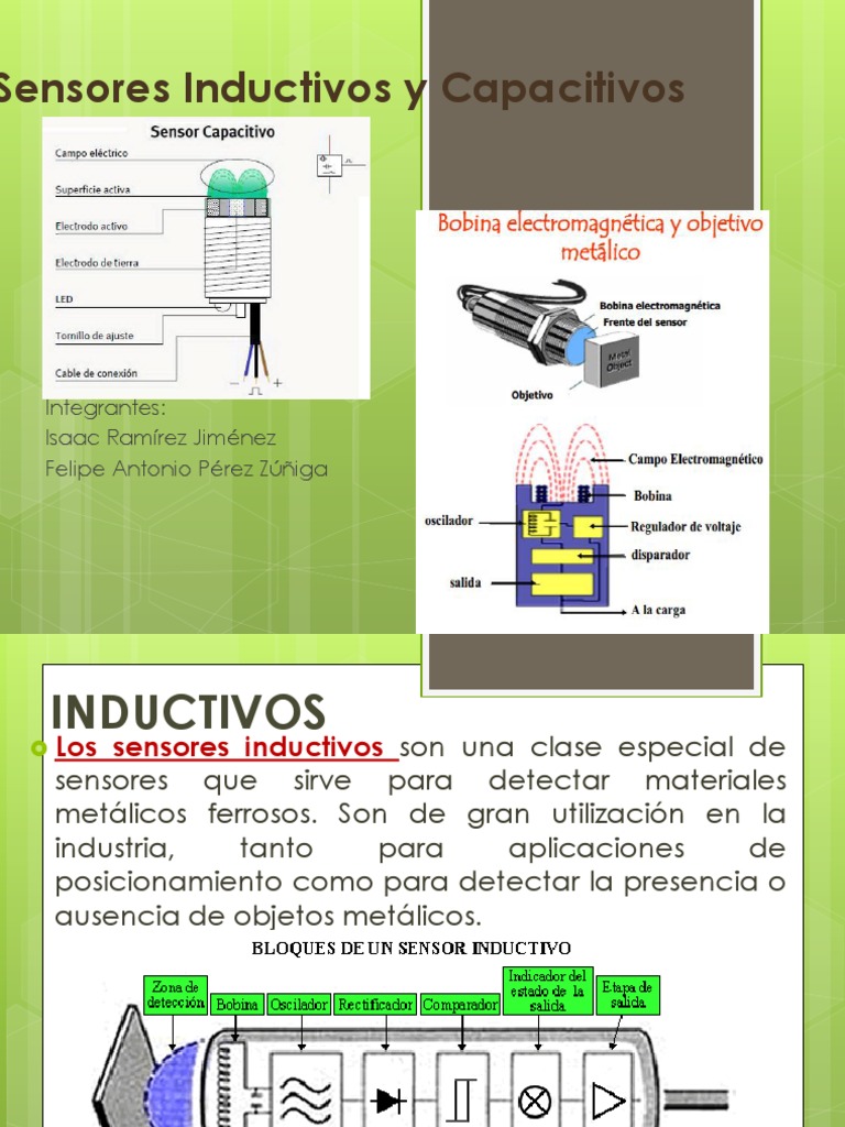 Sensores Inductivos y Capacitivos | PDF | Inductor | Física