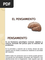 Mapa Conceptual de Los Tipos de Pensamiento | PDF | Pensamiento | Science
