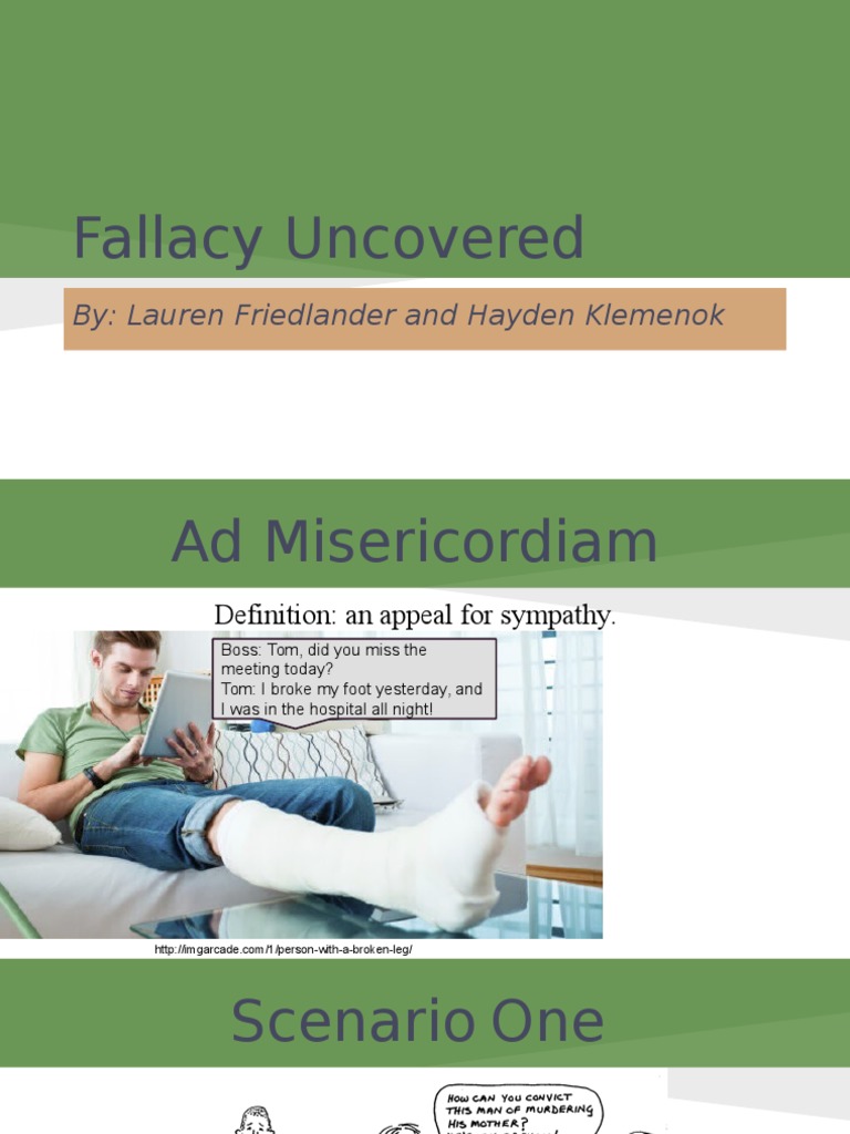 Understanding Ad Misericordiam Fallacy | PDF | Social Science | Law