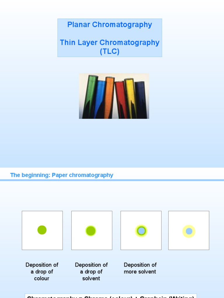 10 Thin Layer Chromatography | Chromatography | Thin Layer Chromatography