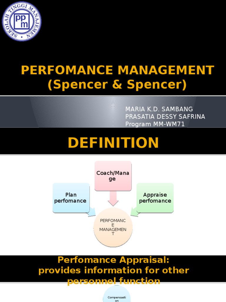 Perfomance Management | Performance Appraisal | Performance Management