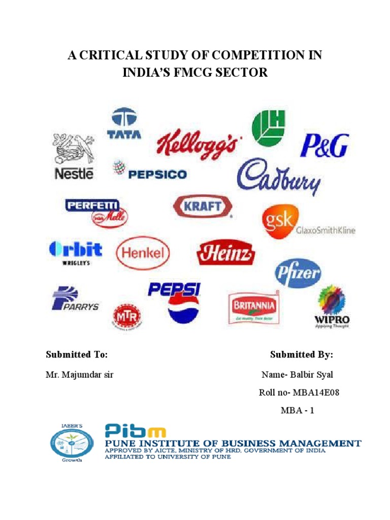A Critical Study of Competition in India's FMCG Sector | Cosmetics | Foods